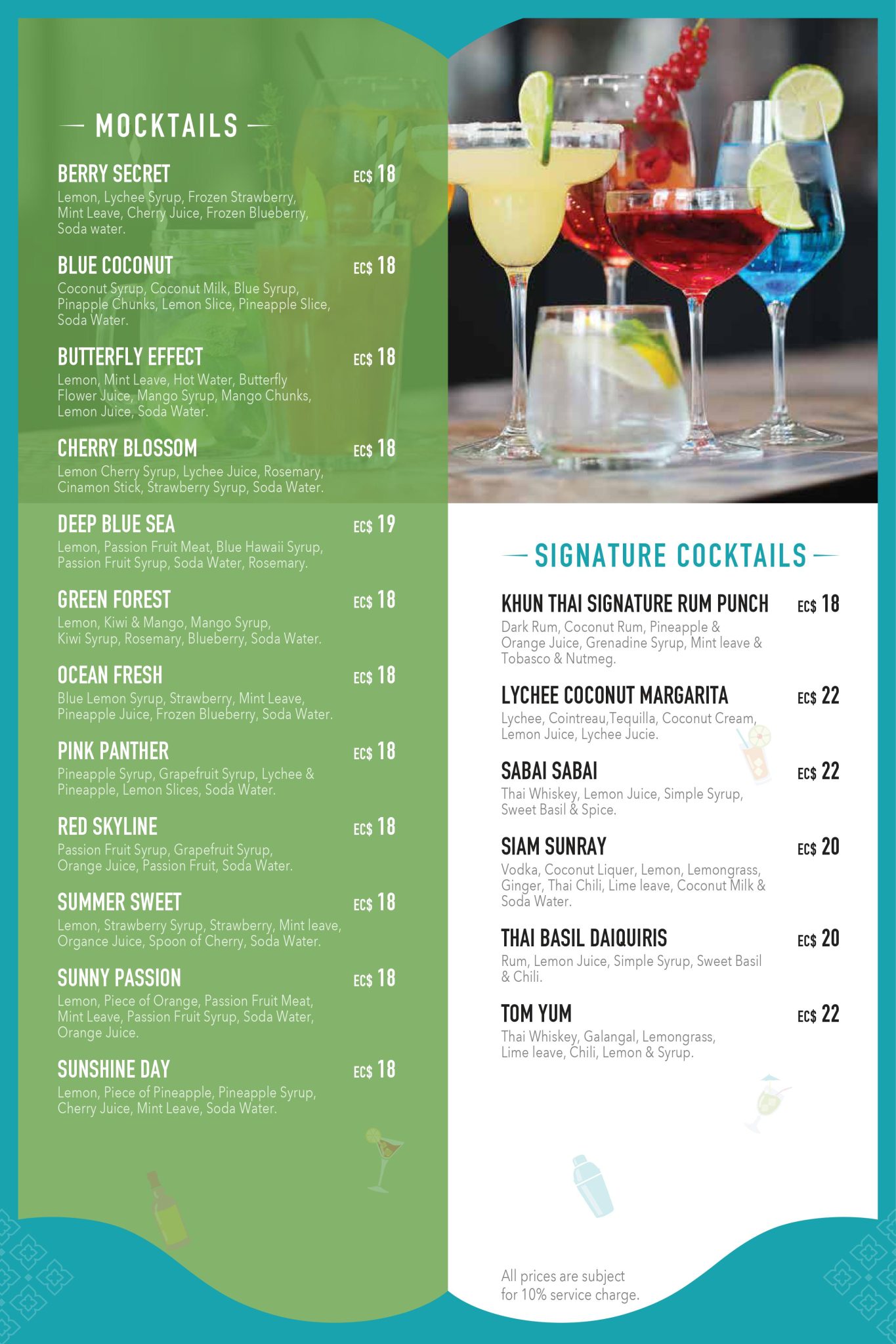 Menu - Khun Thai Restaurant